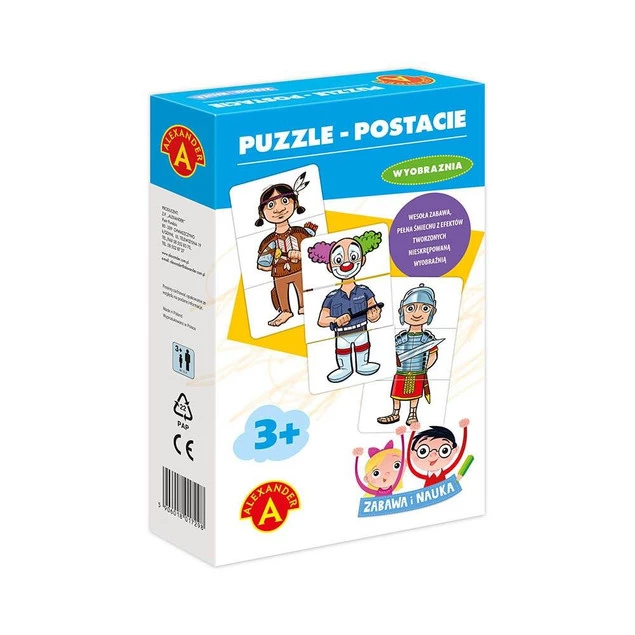 Puzzle Zabawa i Nauka Postacie Percepcja Myślenie 30EL 3+ Alexander ...
